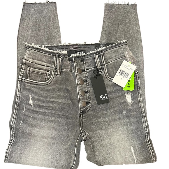 Kut from the Kloth | Jeans | 2 Kut From The Kloth Gray Button Up High ...
